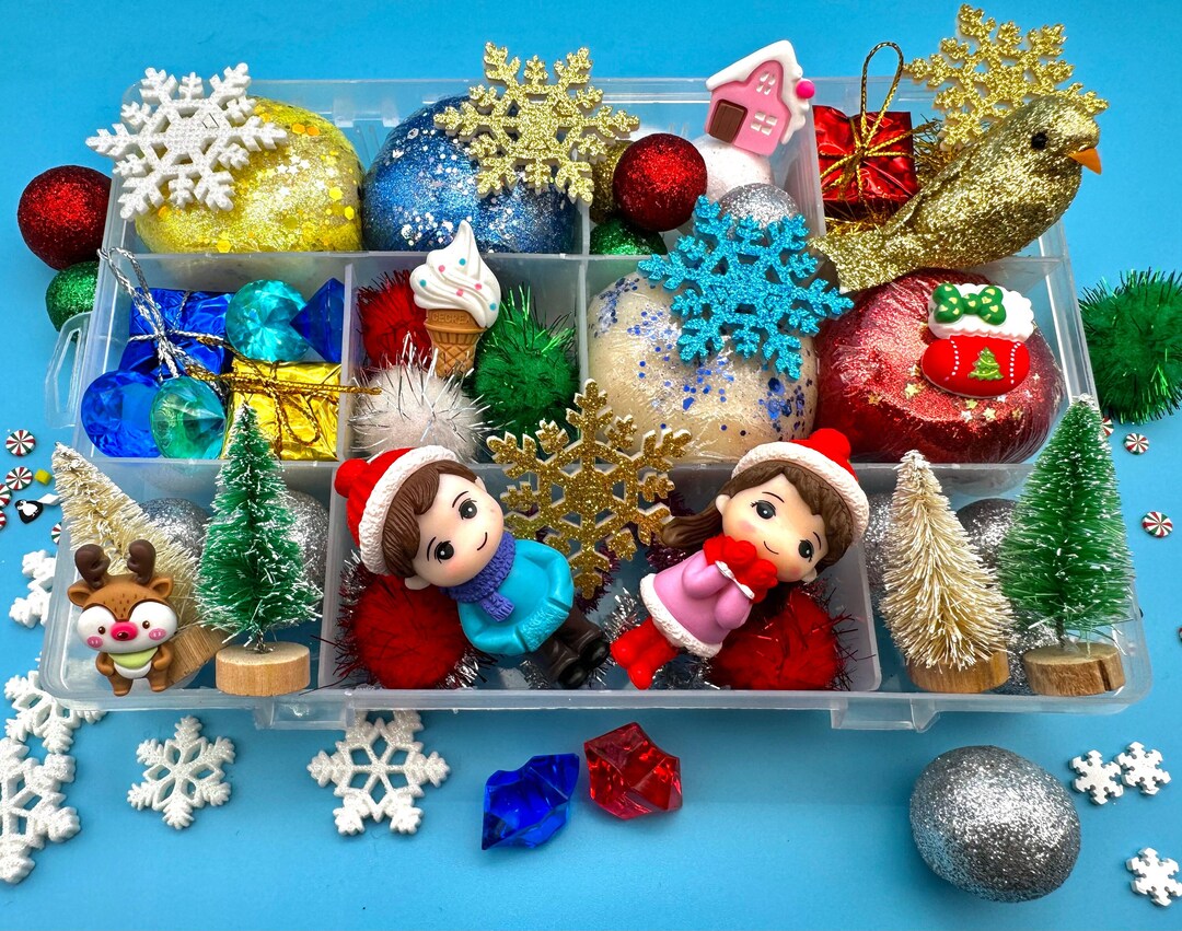 Christmas Play Dough Kit Winter Play Dough Kit Playdoh Kit - Etsy UK