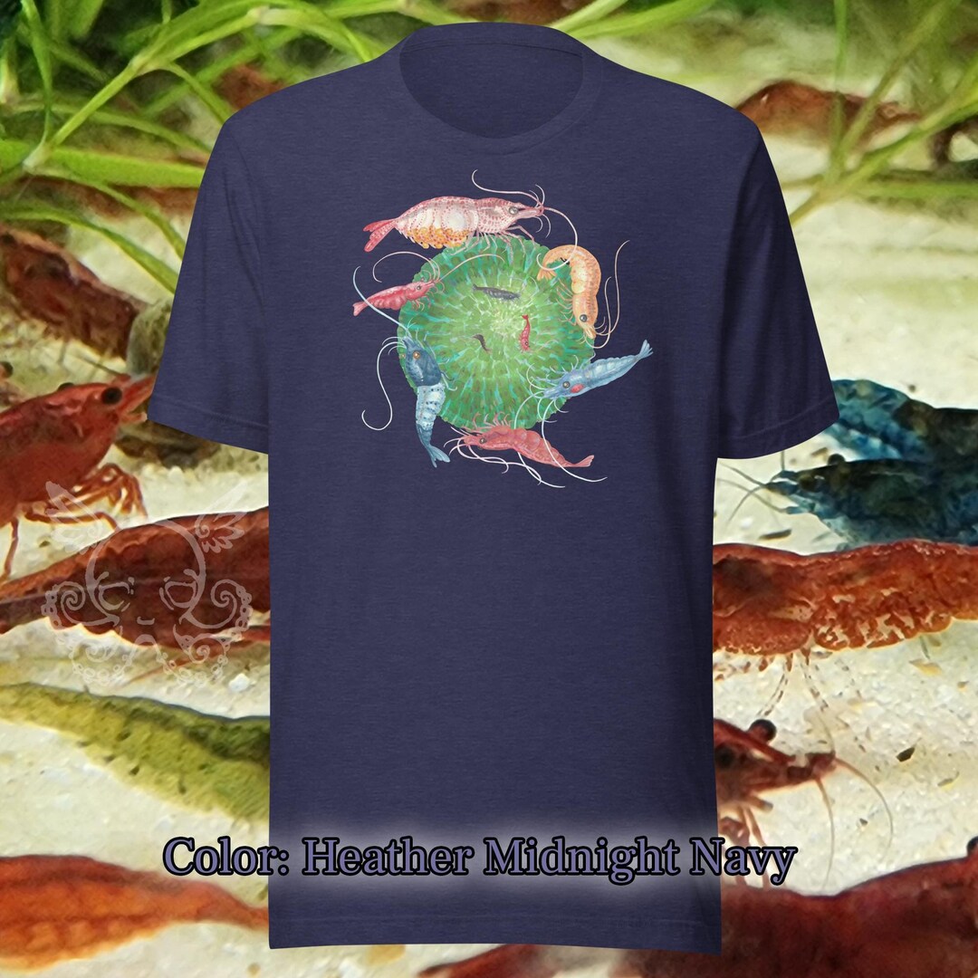 Neocaridina Shrimp Spiral on a Marimo Moss Ball Shirt - Etsy