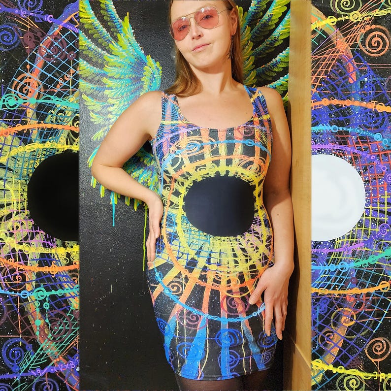 Black Hole Physics Inspired Dipole Bodycon Dress - Etsy