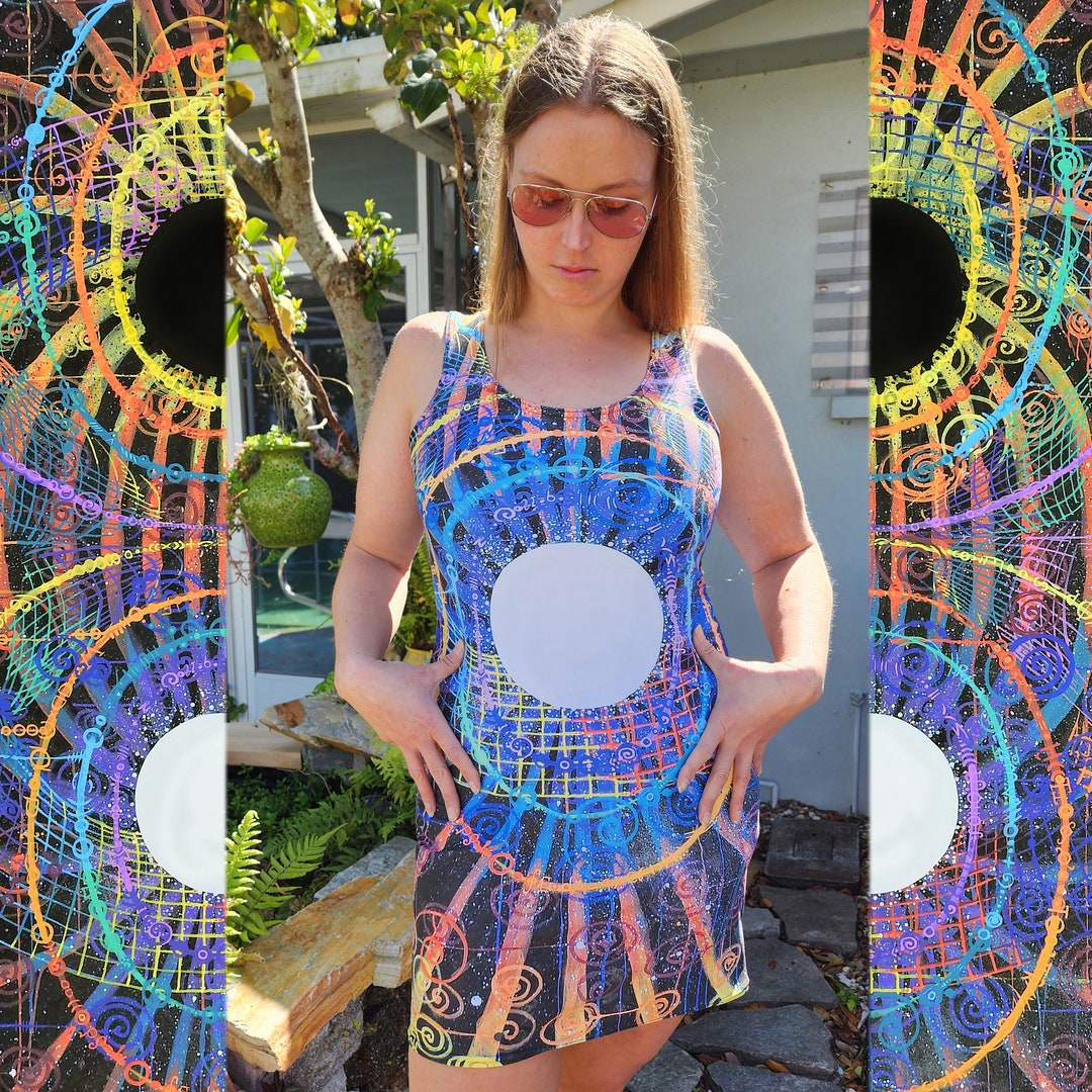 White Hole Physics Inspired Dipole Bodycon Dress - Etsy