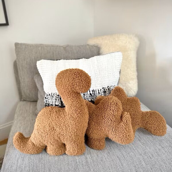 Dino Pillow - Etsy