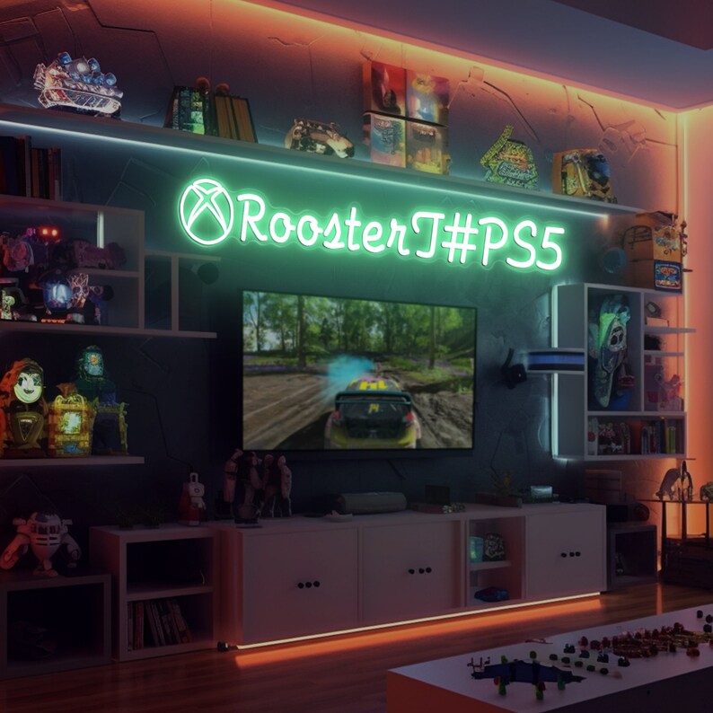 Custom Game Room Neon Sign, Personalized Gamer Illumination, Unique ...