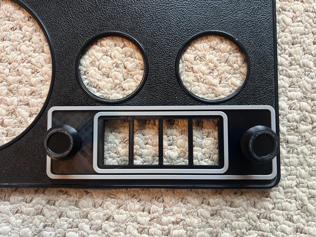 Dual Knob Dash Switch Plate: Arb-type Rocker, Automotive ABS - Etsy