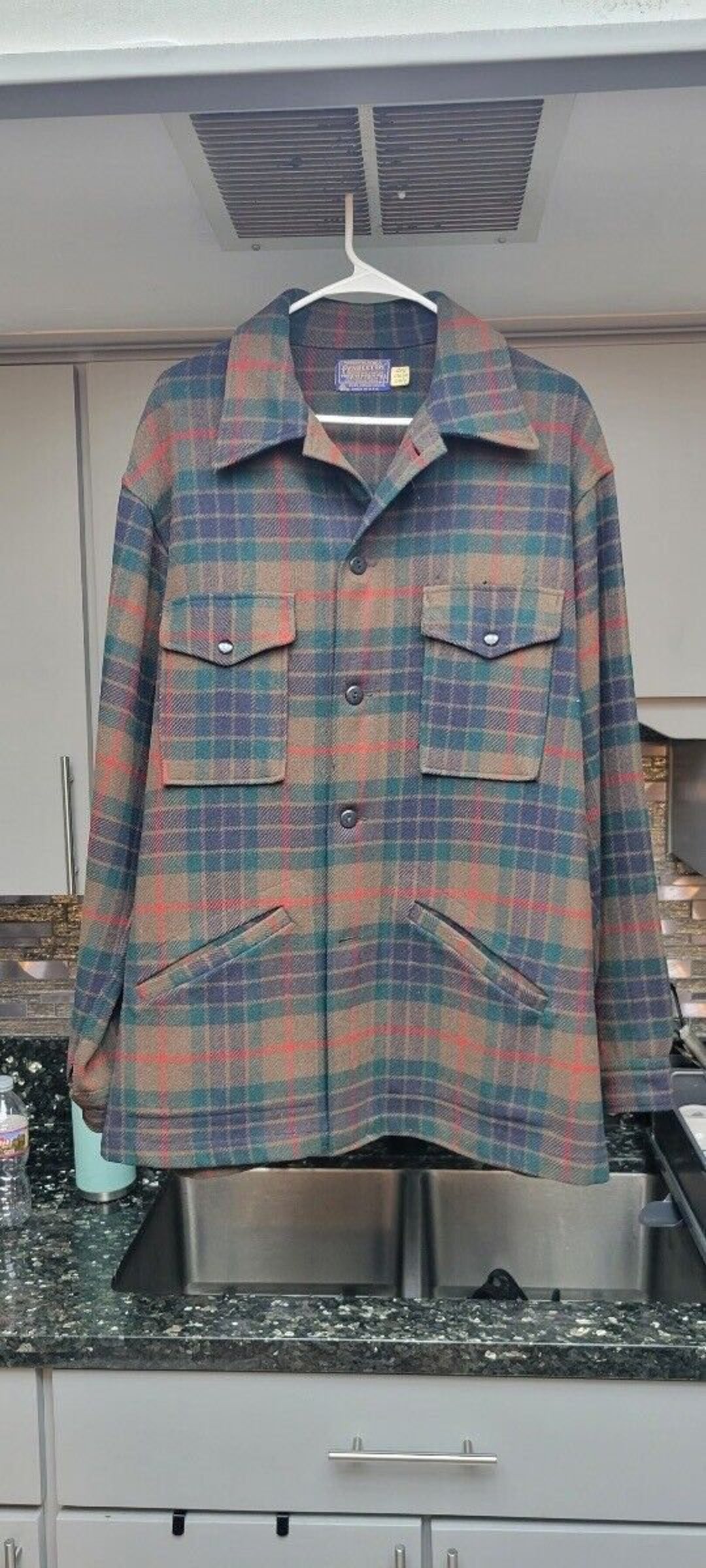 Vtg 60s Pendleton Mackinaw Cruiser Jacket 100% Virgin Wool L Green & Brown 1960s - Etsy