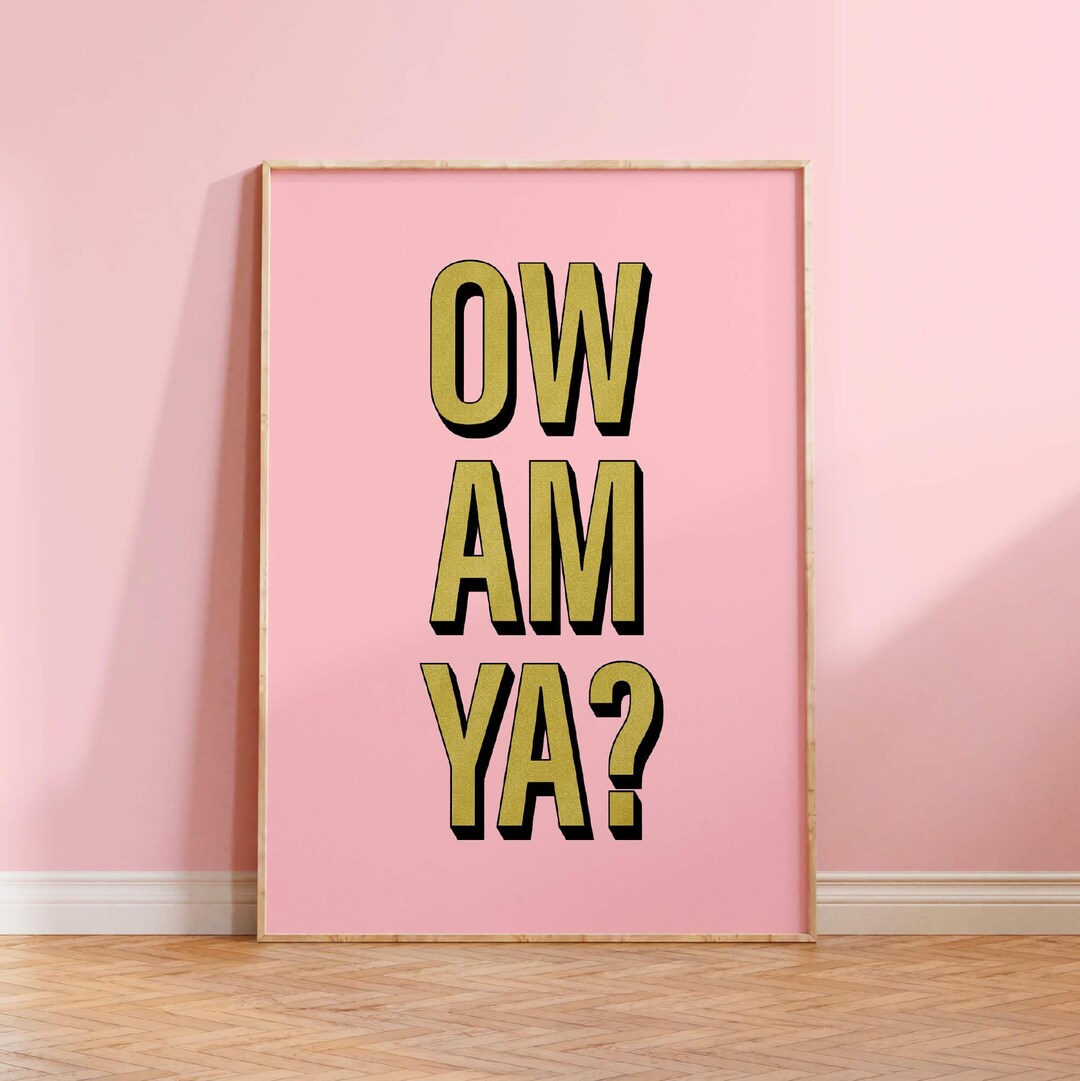 Ow Am Ya Poster, Black Country Poster, Black Country Gift, West ...