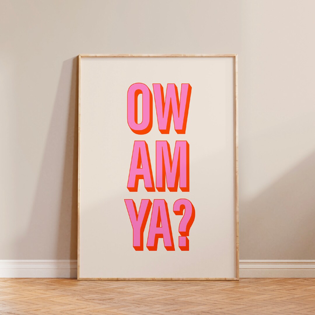 Ow Am Ya Poster, Black Country Poster, Black Country Gift, West ...