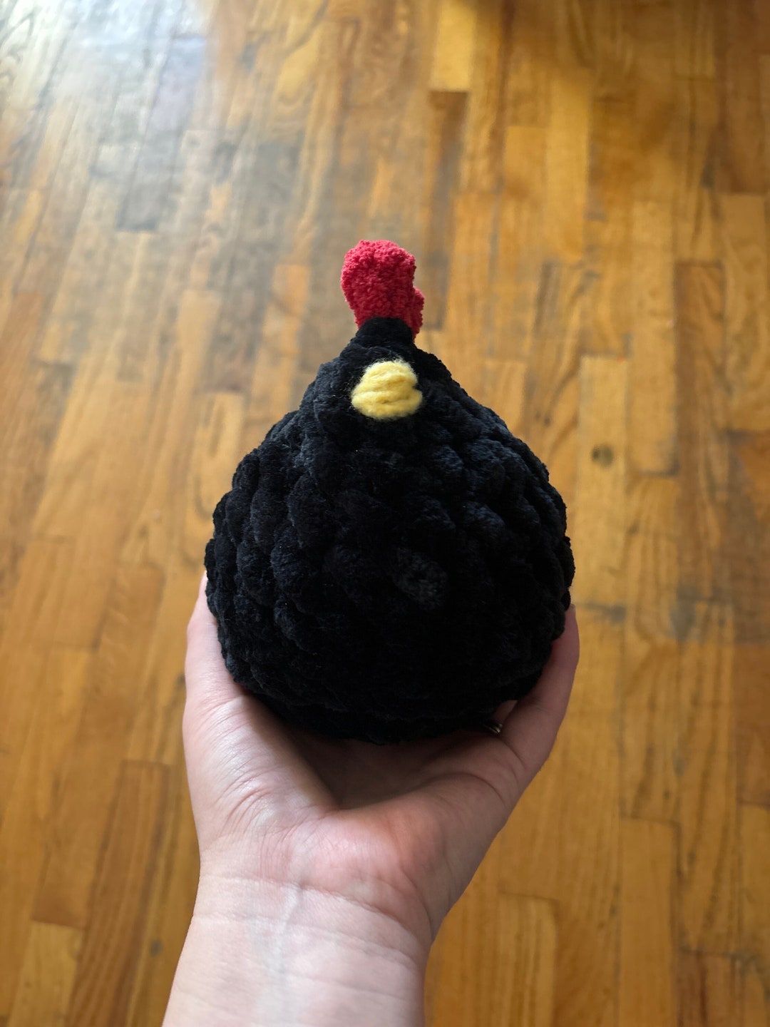 Plush Mable Chicken in Black - Etsy