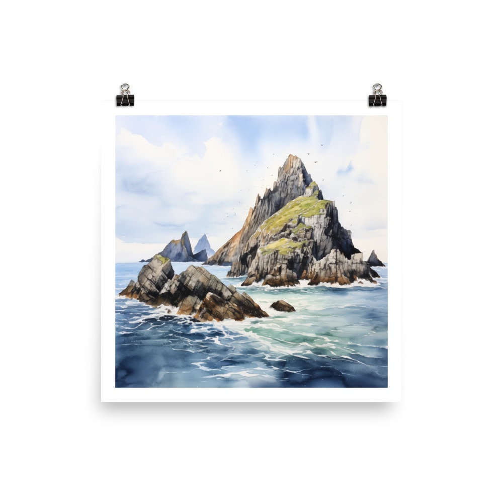 Skellig Michael Print - Etsy