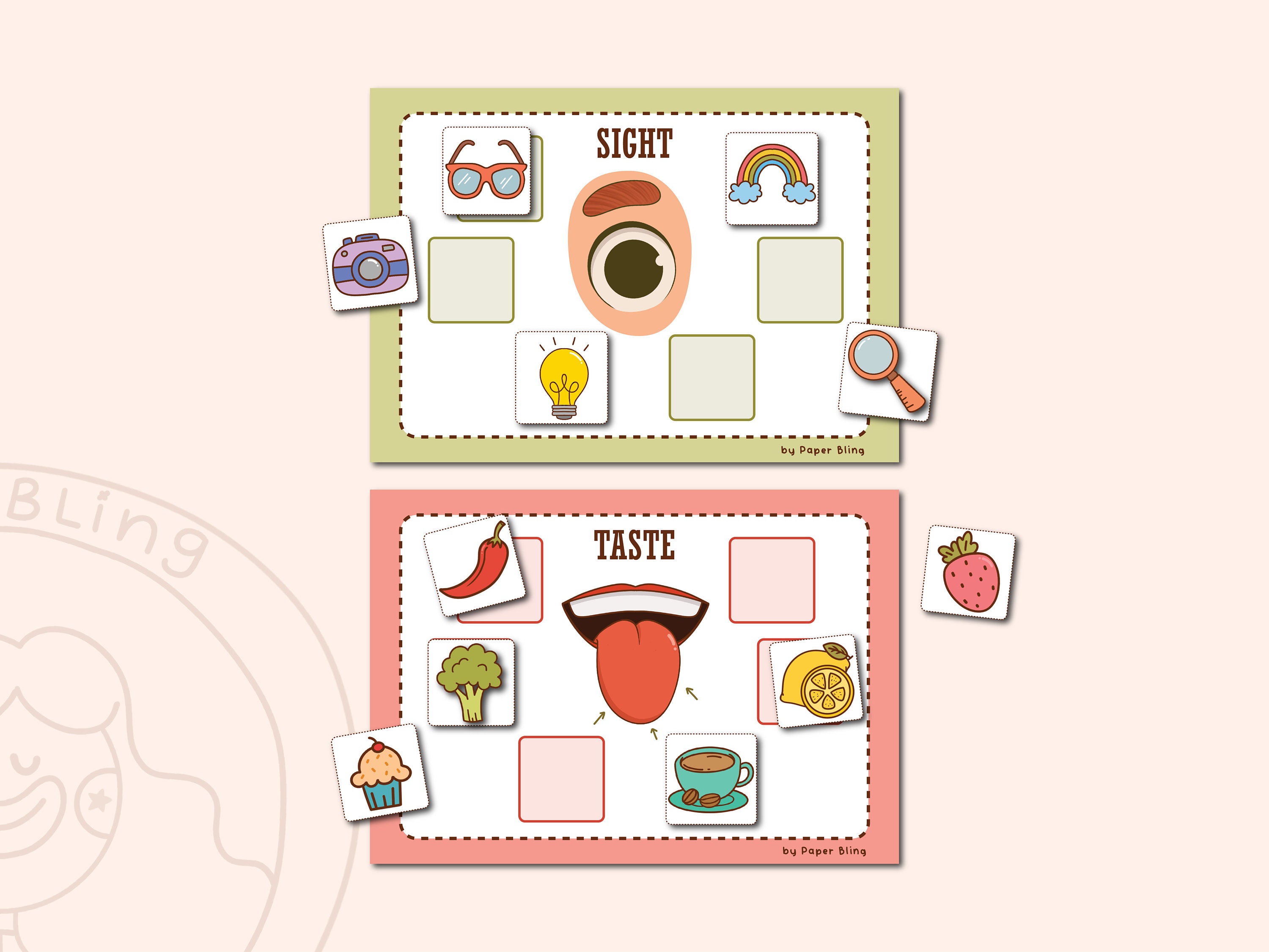 Five Senses Learning Activity Printable Homeschool Resources 5 Senses ...