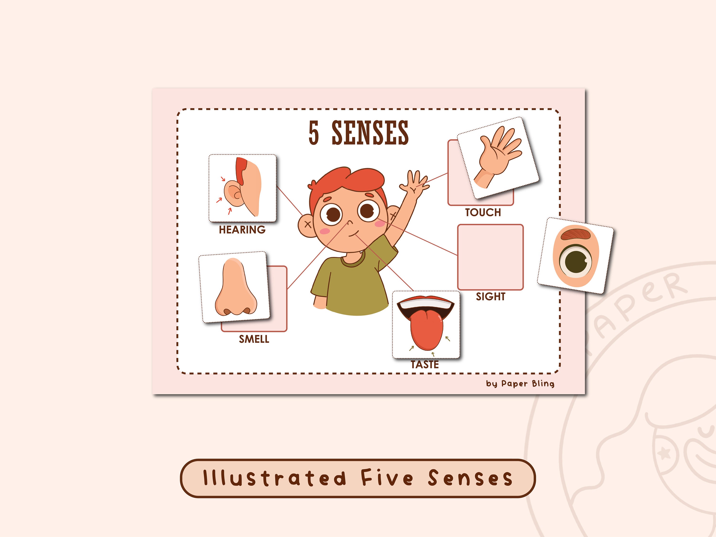 Five Senses Learning Activity Printable Homeschool Resources 5 Senses ...