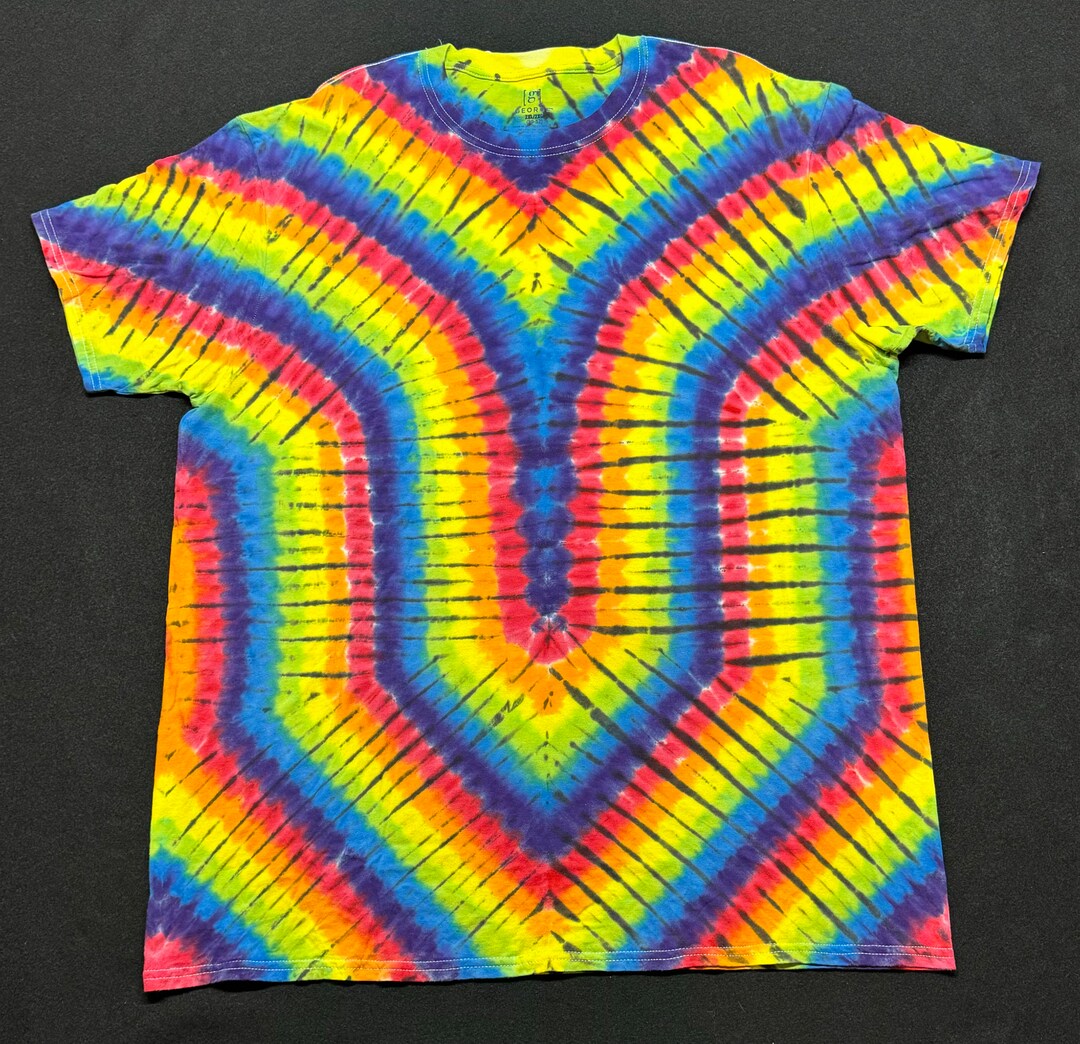 2X Full Spectrum Rainbow Dyed Shirt - Etsy