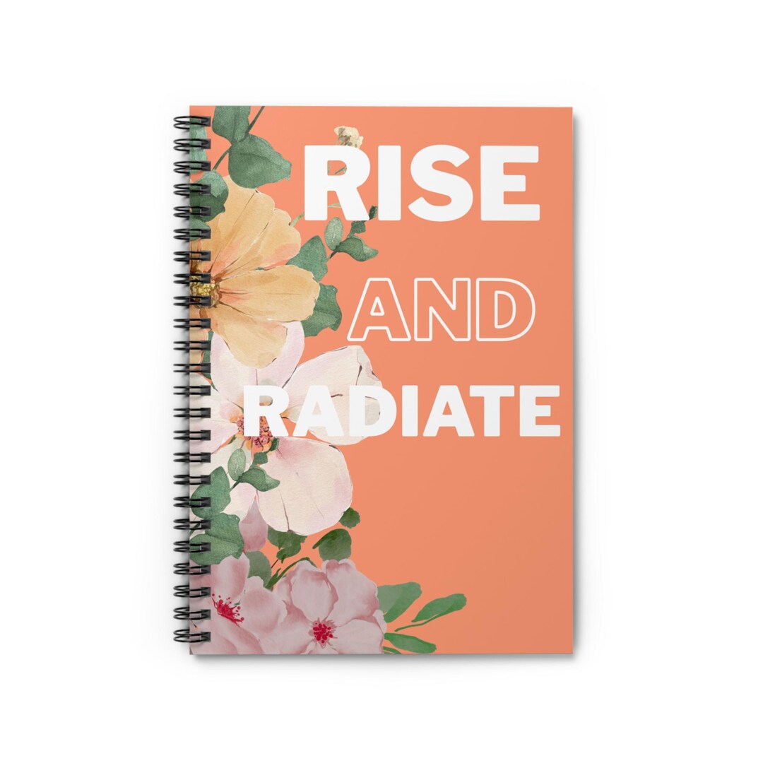 Ruled Line Notebook, Spiral Journal for Writing & Reflection - Perfect ...