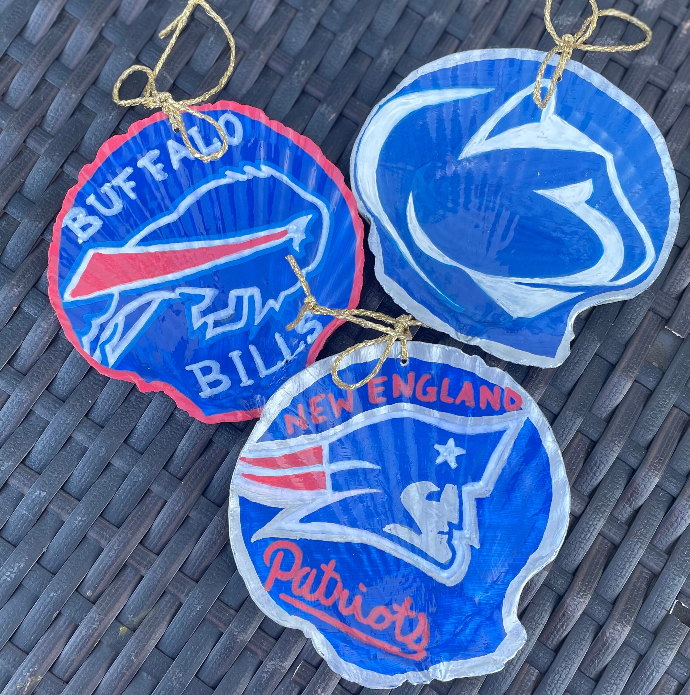 Hand Painted - Custom Sports Logo Shells! - Etsy