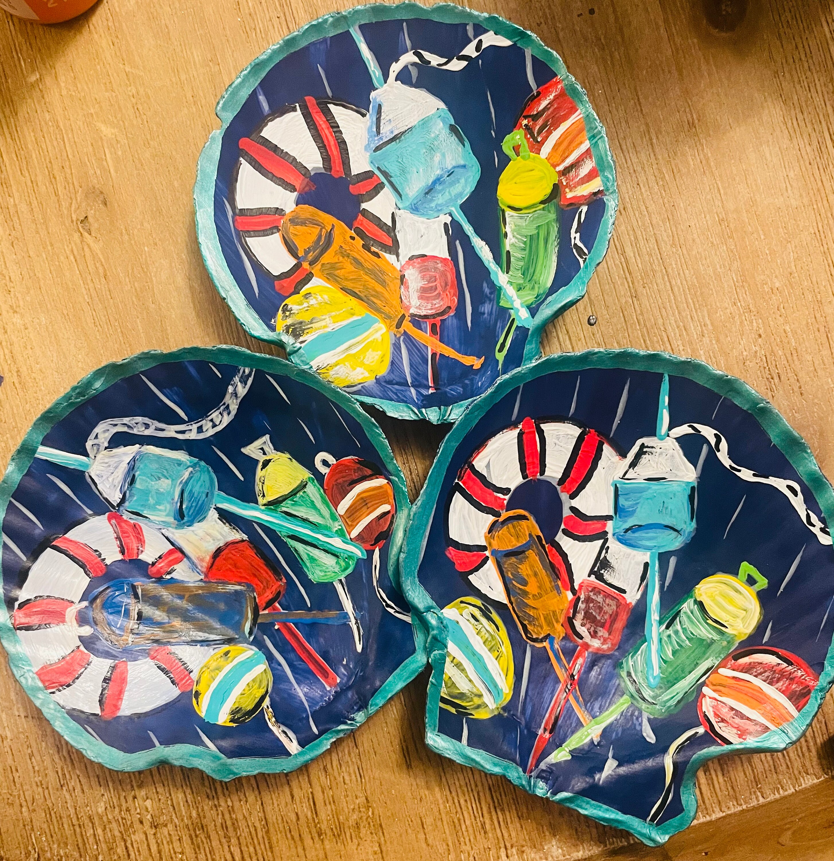 Hand Painted - Buoys! - Etsy