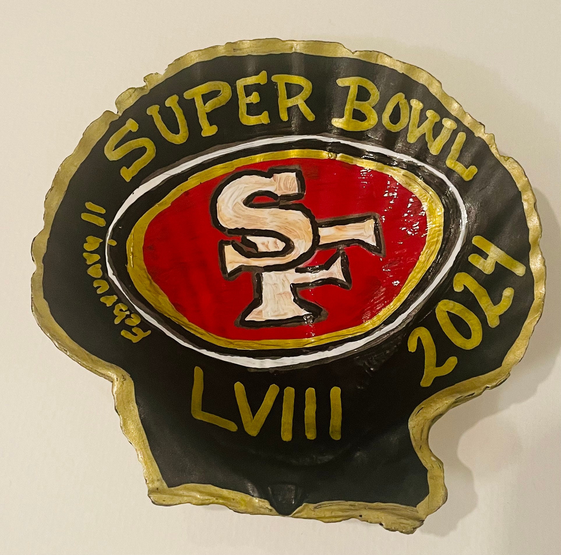 Hand Painted - Custom Sports Logo Shells! - Etsy