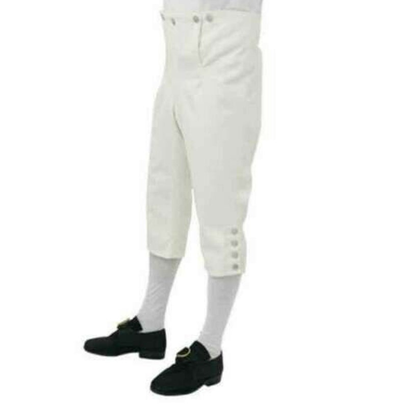 British 18th Century Breeches-revolutionary War Colonial White Wool ...