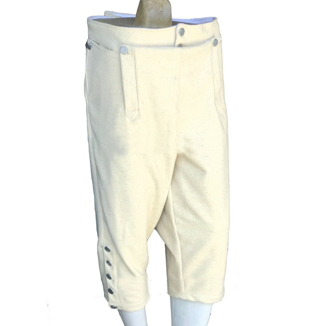 New 18th Century Wool Breeches, Revolutionary War Colonial British ...