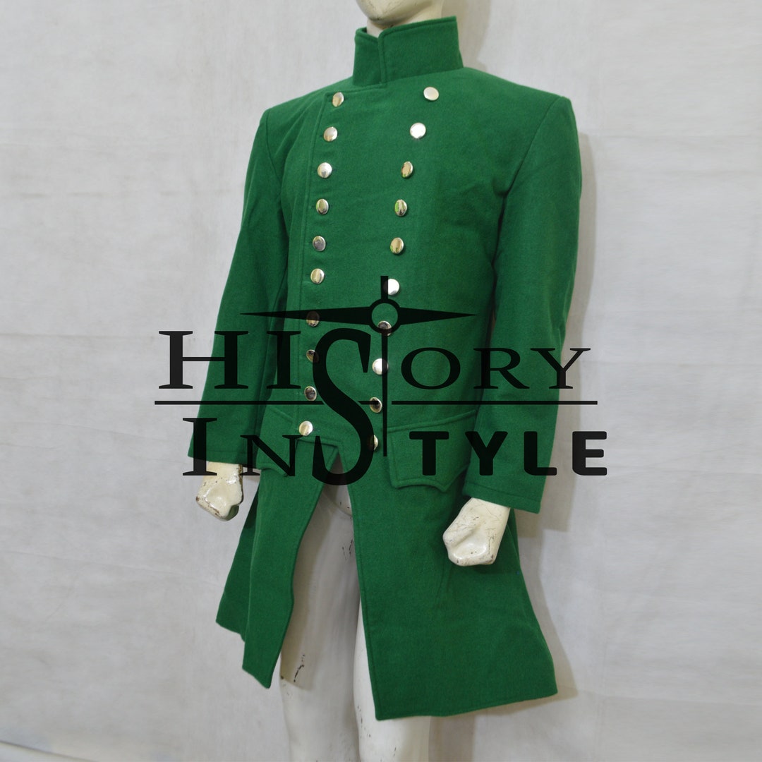 New Mens Regency Frock Coat, 18th Century Frock Coat, Colonial Frock ...