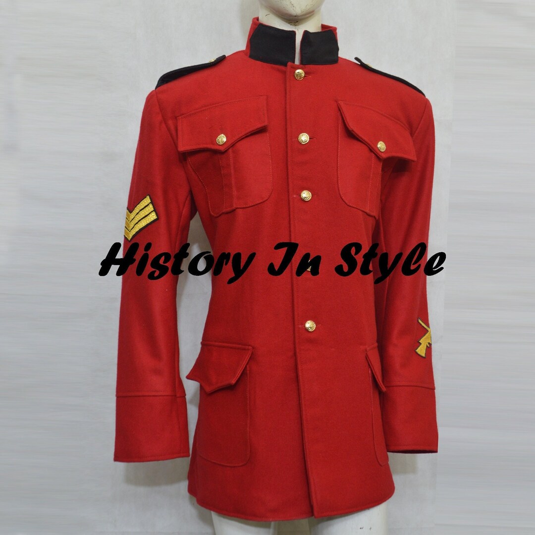 New Men British Military Jacket, Royal Regiments Ranks Tunic, Zulu War ...