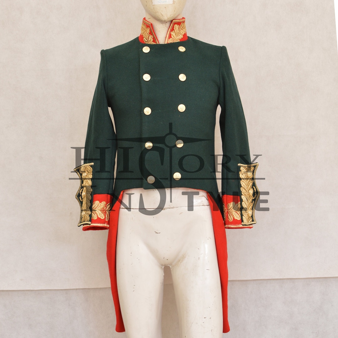 New Imperial Royal General Uniform Coat, Embroidery Military Coat 1798 ...
