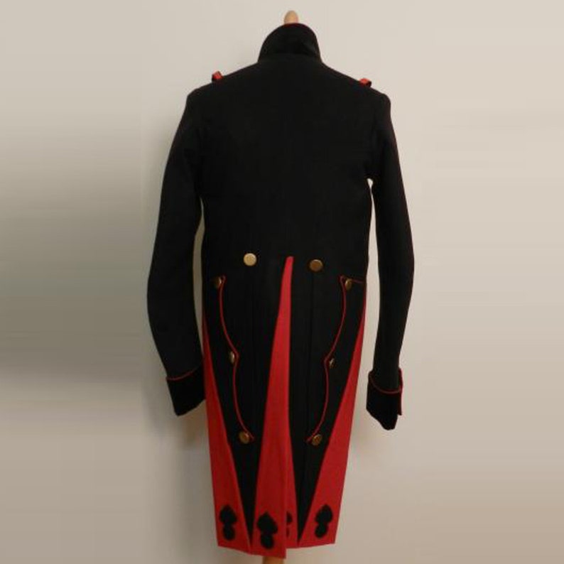 New Black Napoleon Uniform, Imperial Guard Coat, Military Troupe ...