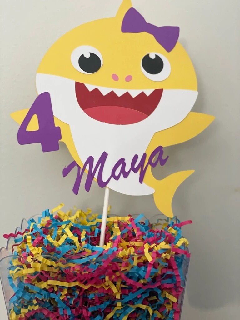 Baby Shark Cake Topper - Etsy