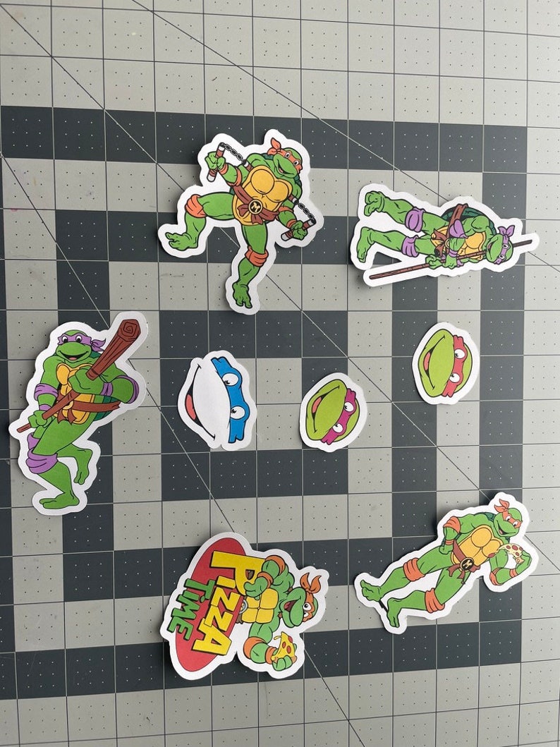 Ninja Turtles Cake Topper - Etsy