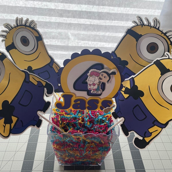 Minion Centerpiece - Etsy