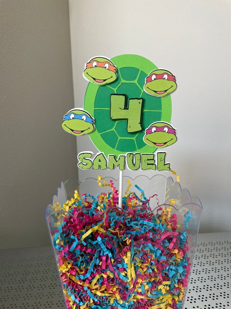 Ninja Turtles Cake Topper - Etsy