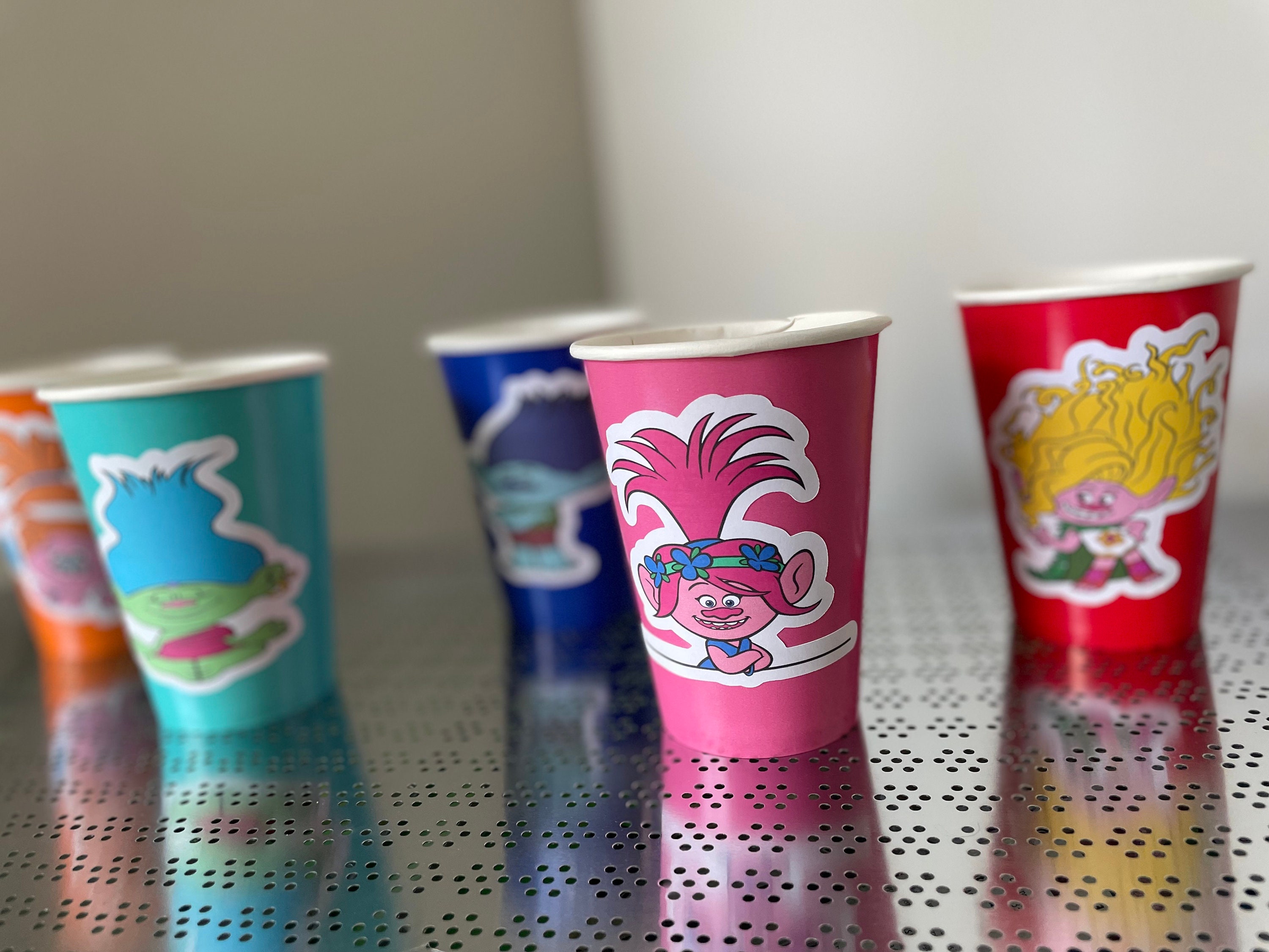Trolls Theme Party Cups - Etsy