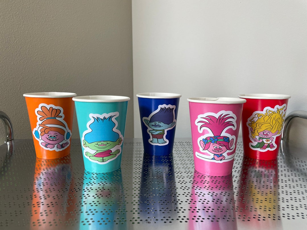 Trolls Theme Party Cups - Etsy