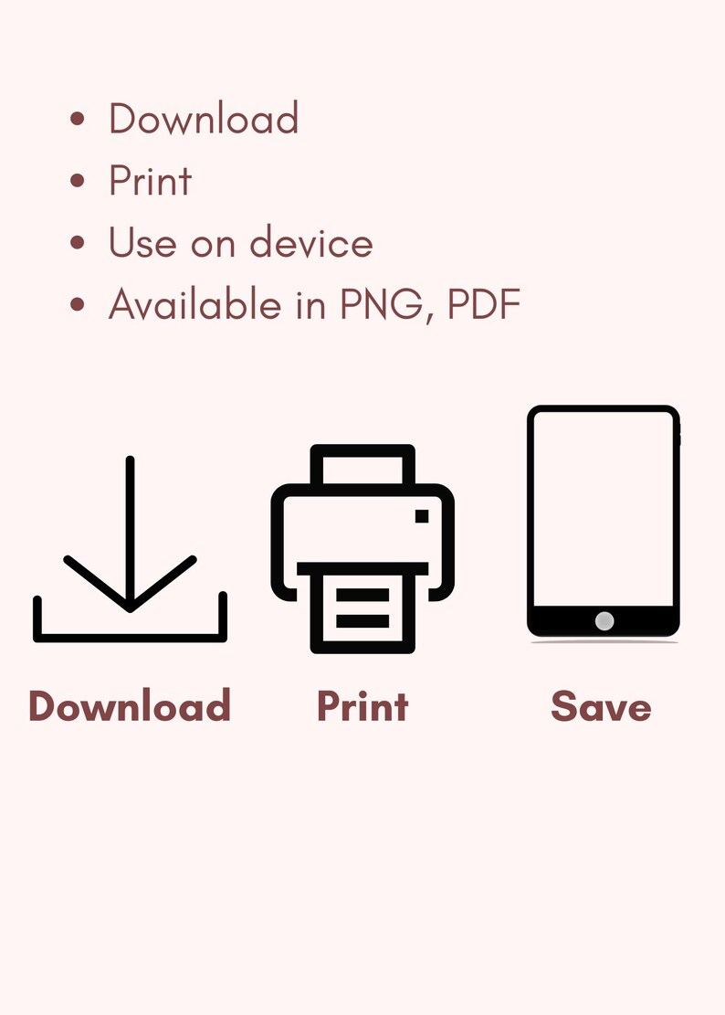 Short Term Goals,blank List Template, Customizable Organizer, Task ...