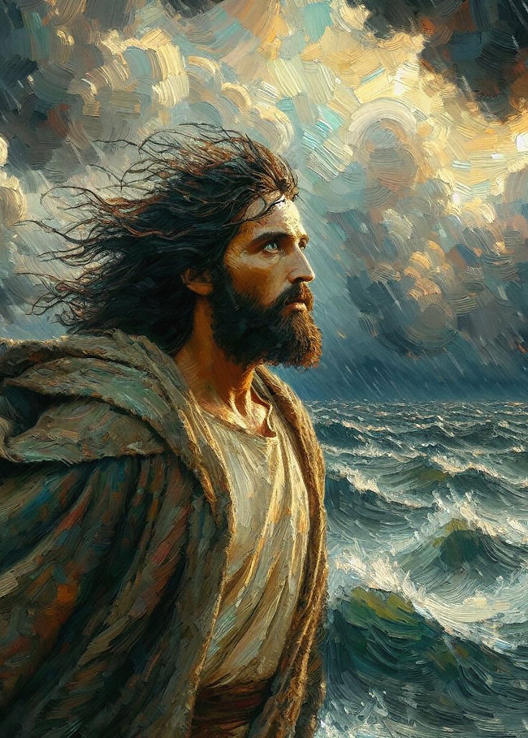 Christian Art: "our Refuge From the Storm" Printable Download Art of ...