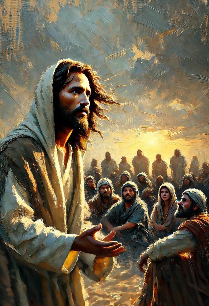 Christian Art: "blessed Teacher." Printable Download Art of Jesus ...