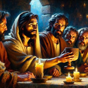 Christian Art: "in Remembrance of Me." Printable Download Art of Jesus ...