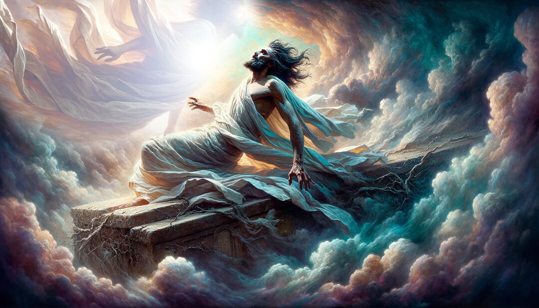 Christian Art: the Resurrection of Jesus Christ. Printable, Digital Art ...