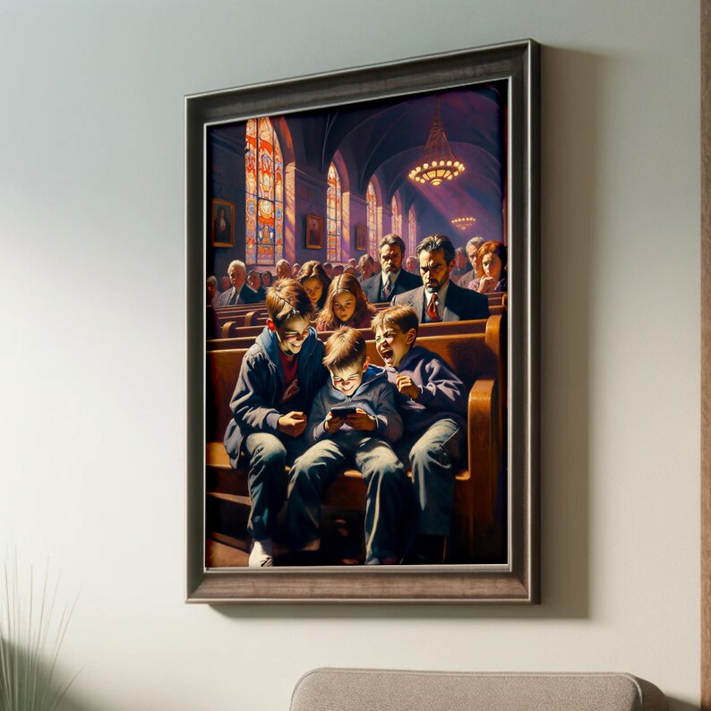 Printable Art Download: "the Preacher's Boys" Christian Art 6000 X 6899 ...