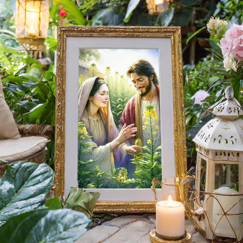 Christian Art: "gardening With Imma." Printable Download Watercolor ...