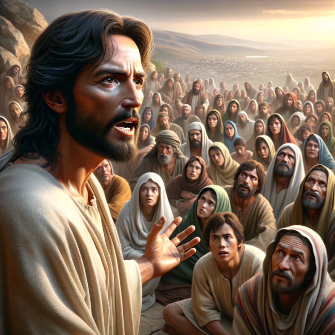 Christian Art: "he Taught Them With Authority." Printable Download Art ...