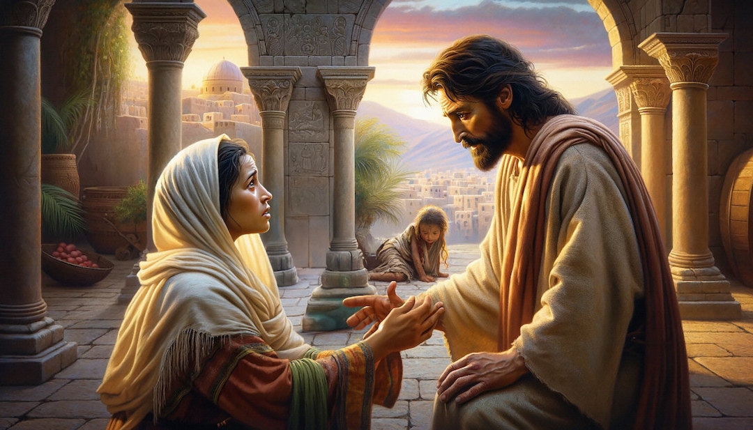 Christian Art: "great is Thy Faith." Digital Download Art of the Jesus ...