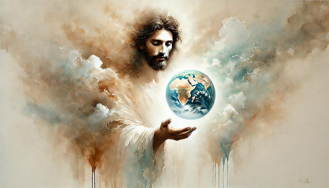 Downloadable Christian Art: "in the Hollow of Thy Hand." Printable Art ...