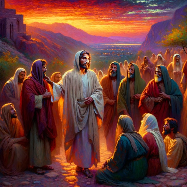 Christian Art: "jesus and His Disciples." Printable Download ...