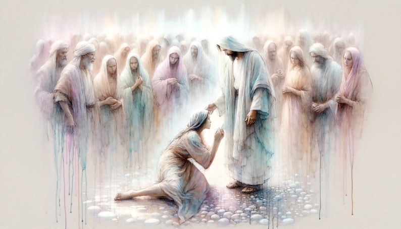 Christian Art: "thy Faith Hath Made Thee Whole," Printable Download ...