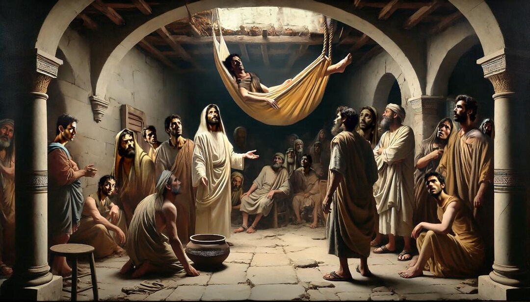 Christian Art healing The Paralytic Printable Download Art Of A Christian Art healing The Paralytic Printable Download Art Of A