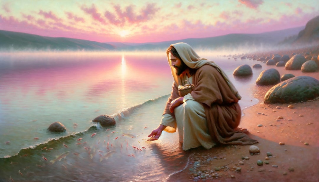 Christian Art: "feeding the Other 5000." Printable Download Art of ...