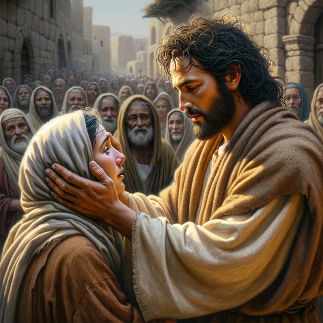 Christian Art: "the Deaf Shall Hear." Christian Art of the Jesus Christ ...