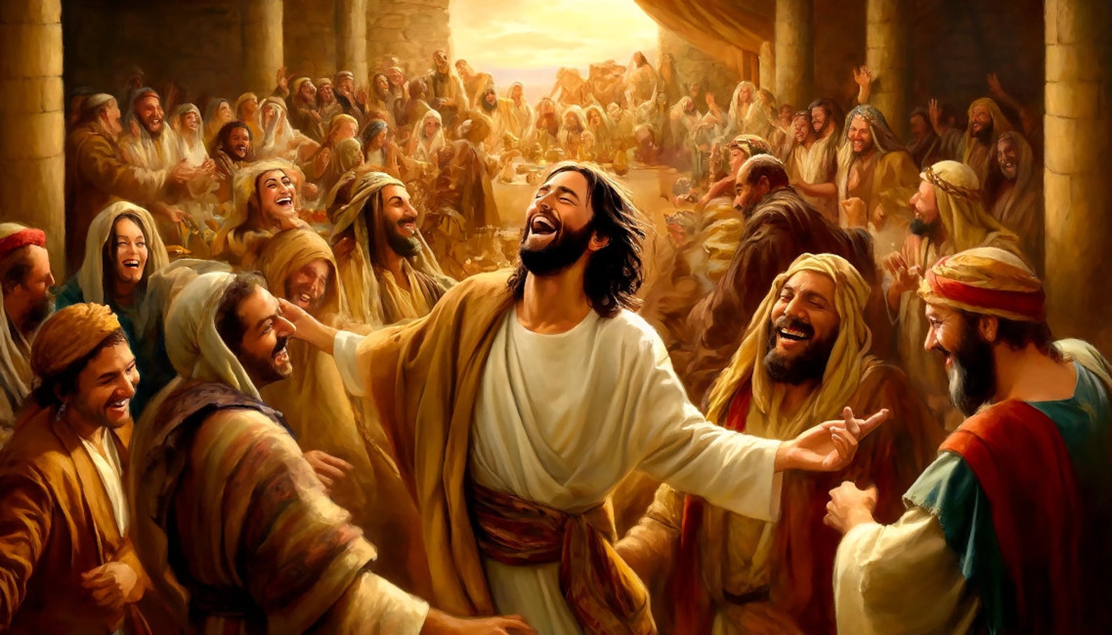 Christian Art: "cana Wedding Dance" Printable Download Wall Art of ...