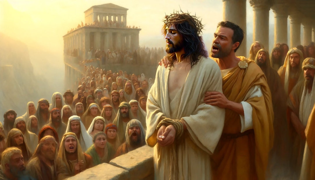 Christian Art: "shall I Crucify Your King?" Printable Download Art of ...