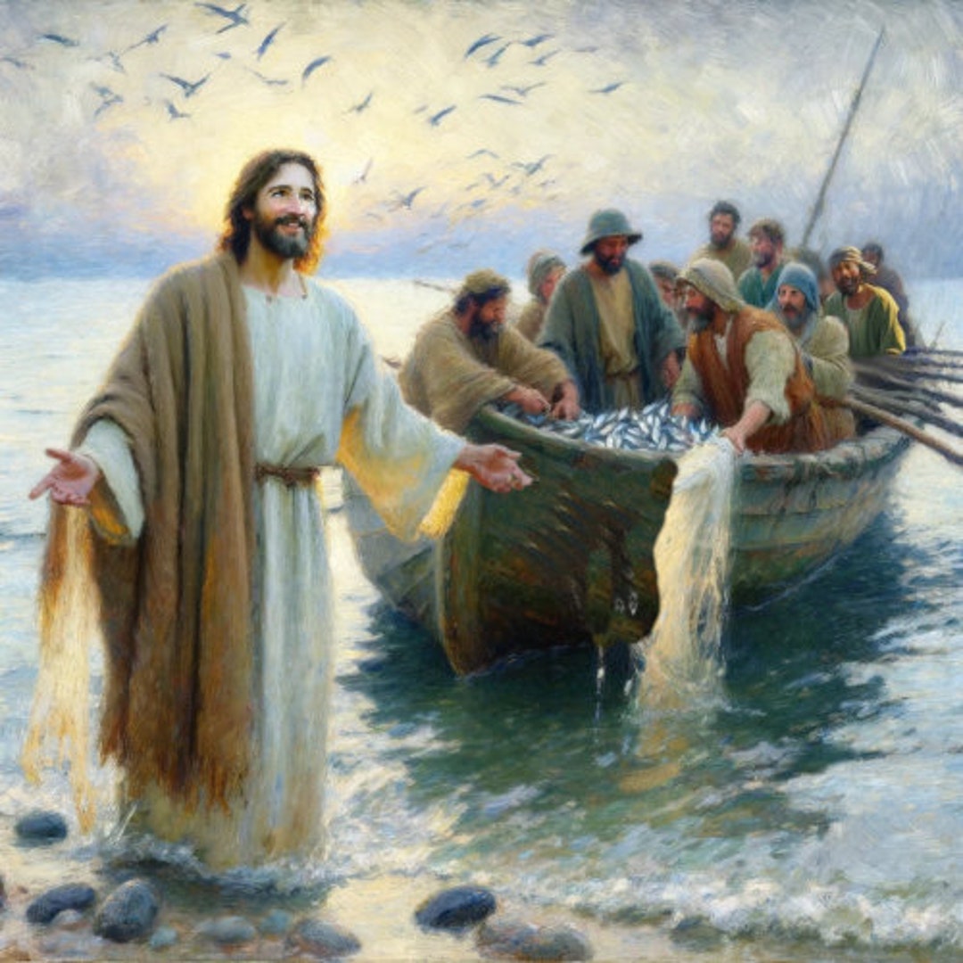 Christian Art: "i Will Make You Fishers of Men." Printable Download Art ...