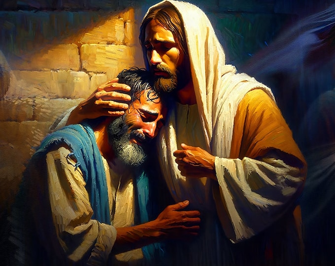 Christian Art: he Cast Out Devils. Downloadable Christian Painting of ...